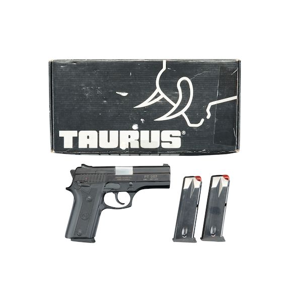 Bonhams Skinner : Taurus PT 957 Semi-Automatic Pistol, Modern handgun