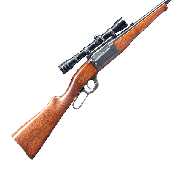 Bonhams Skinner : Savage Model 99A Lever-action Rifle with Scope, Curio ...