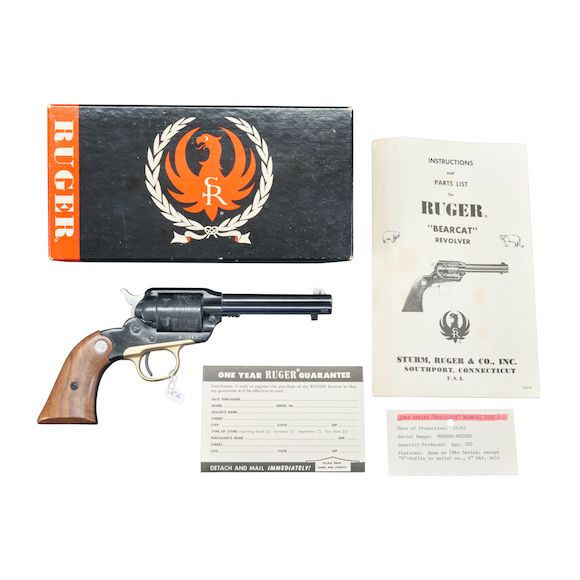 Bonhams Skinner : Ruger Bearcat Duplicate Serial Number Single Action ...