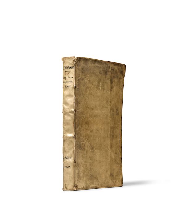 Bonhams : HIGHMORE, NATHANIEL. 1613-1685. Corporis humani disquisitio ...