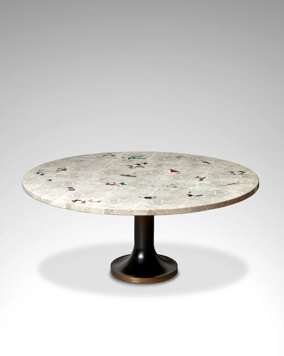 Bonhams : PIERO FORNASETTI (1913-1988) Rare 'Ultime Notizie' Center ...