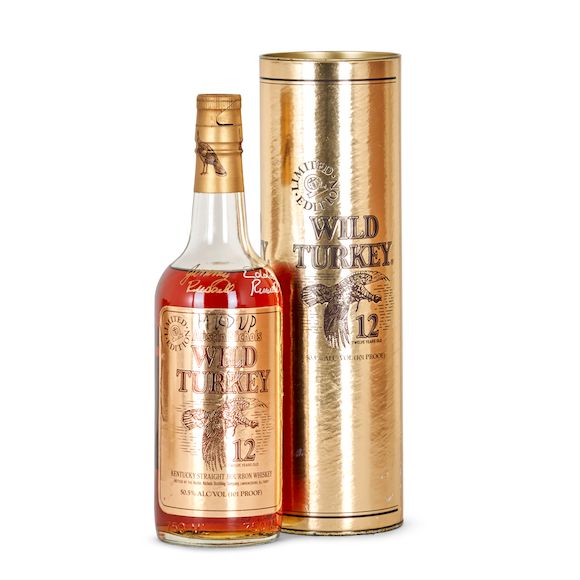 Bonhams Skinner : Wild Turkey Cheesy Gold Foil 12 year (1 750ml bottle)