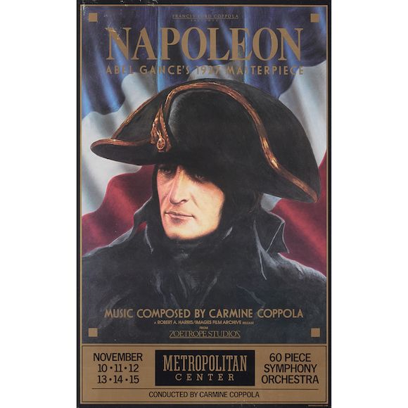 Bonhams : A Poster of Napoleon: Abel Gance's 1927 Masterpiece