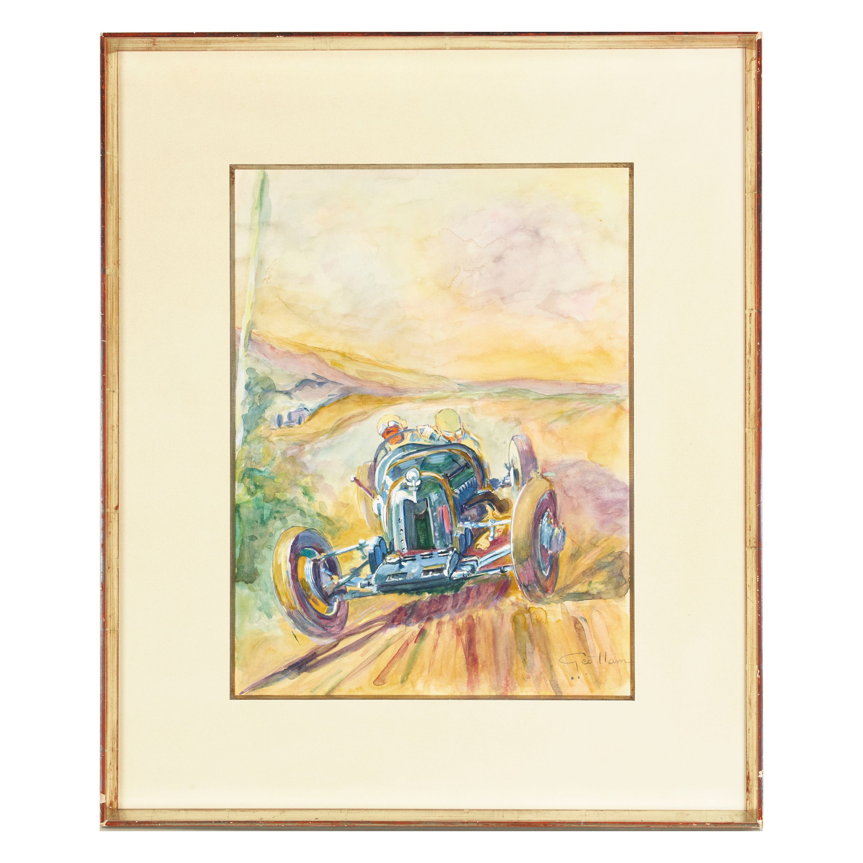 Bonhams Cars : Painted study for October 6, 1928 issue of L ...