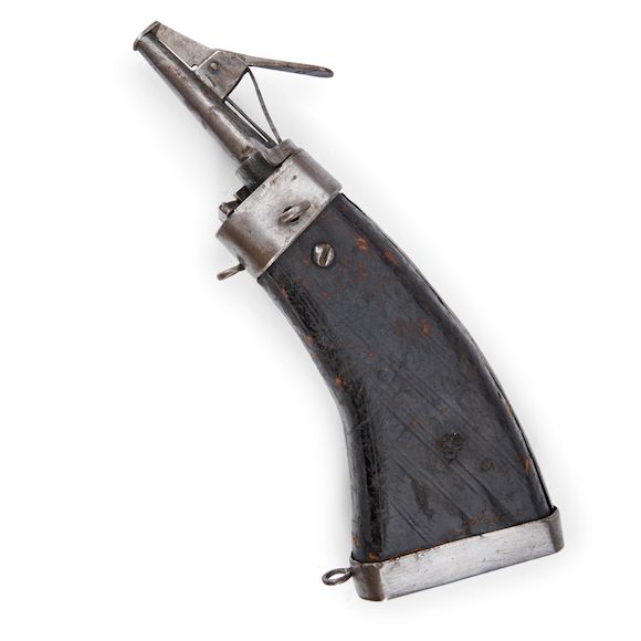 Bonhams Skinner : German Musketeer's Powder Flask,