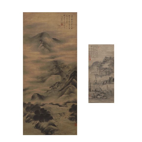 Bonhams : CAI LEQIAO (Qing Dynasty); and LI JIAN (1748-1799) Two ...
