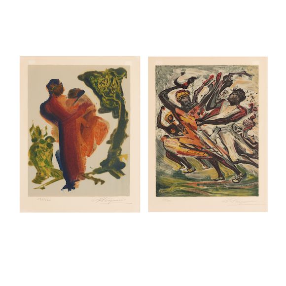 Bonhams : David Alfaro Siqueiros (1896-1974); Two plates, from the ...