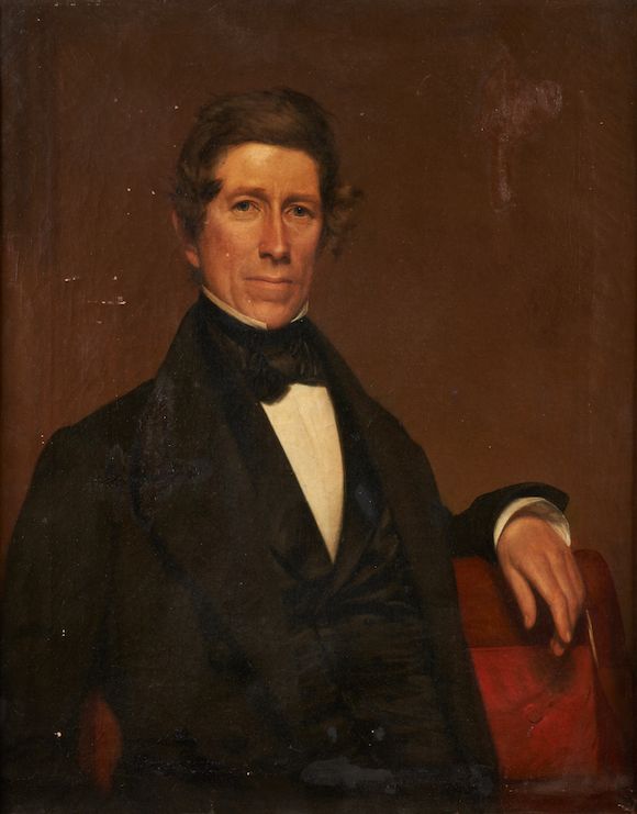 Bonhams Skinner : Edward Ludlow Mooney (American, 1813-1887) Portrait ...