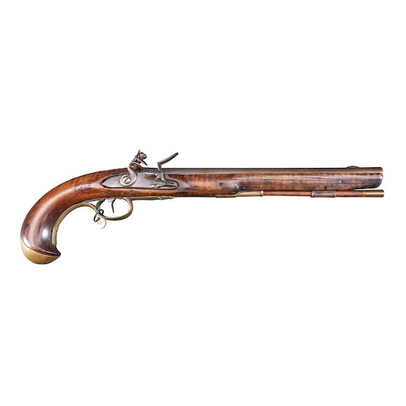 Bonhams Skinner : American Dragoon Pistol Engraved "Protection" on the ...