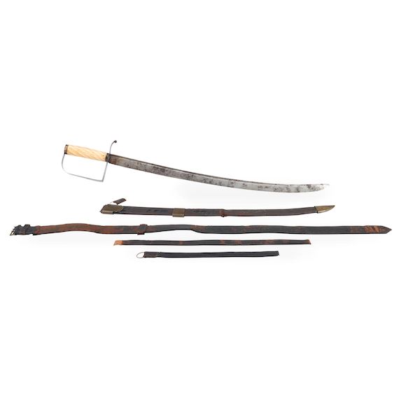 Bonhams Skinner : American Short Saber, Scabbard and Belt,