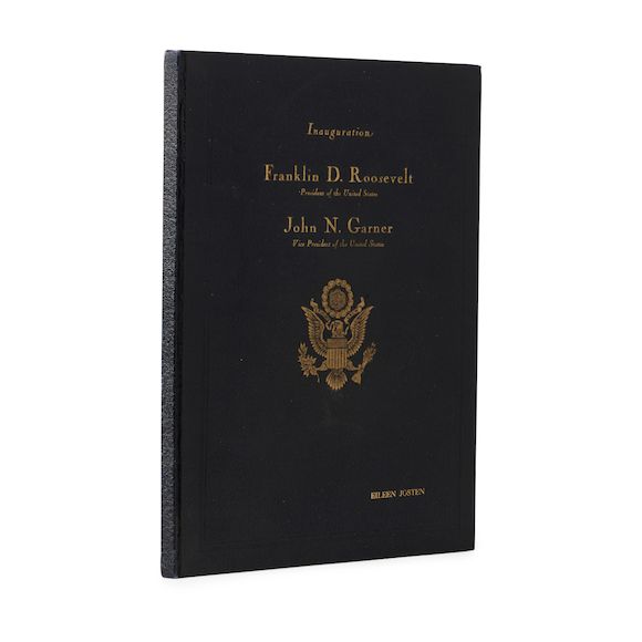 Bonhams : A DELUXE SIGNED COPY OF FRANKLIN D. ROOSEVELT'S FIRST ...