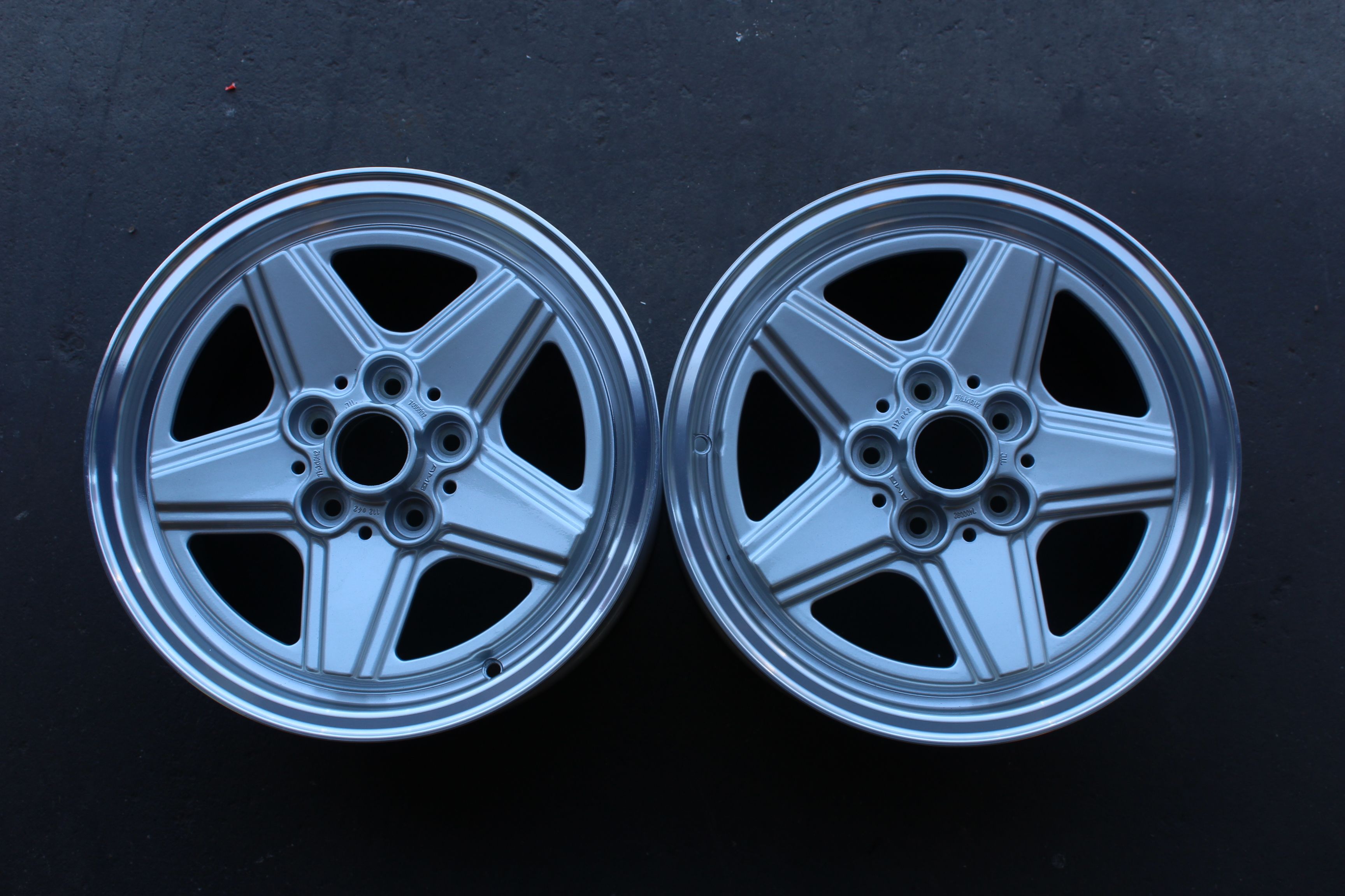 Bonhams Cars : 2 NOS AMG Penta Star V2 wheels for Mercedes-Benz, 7.5J x ...