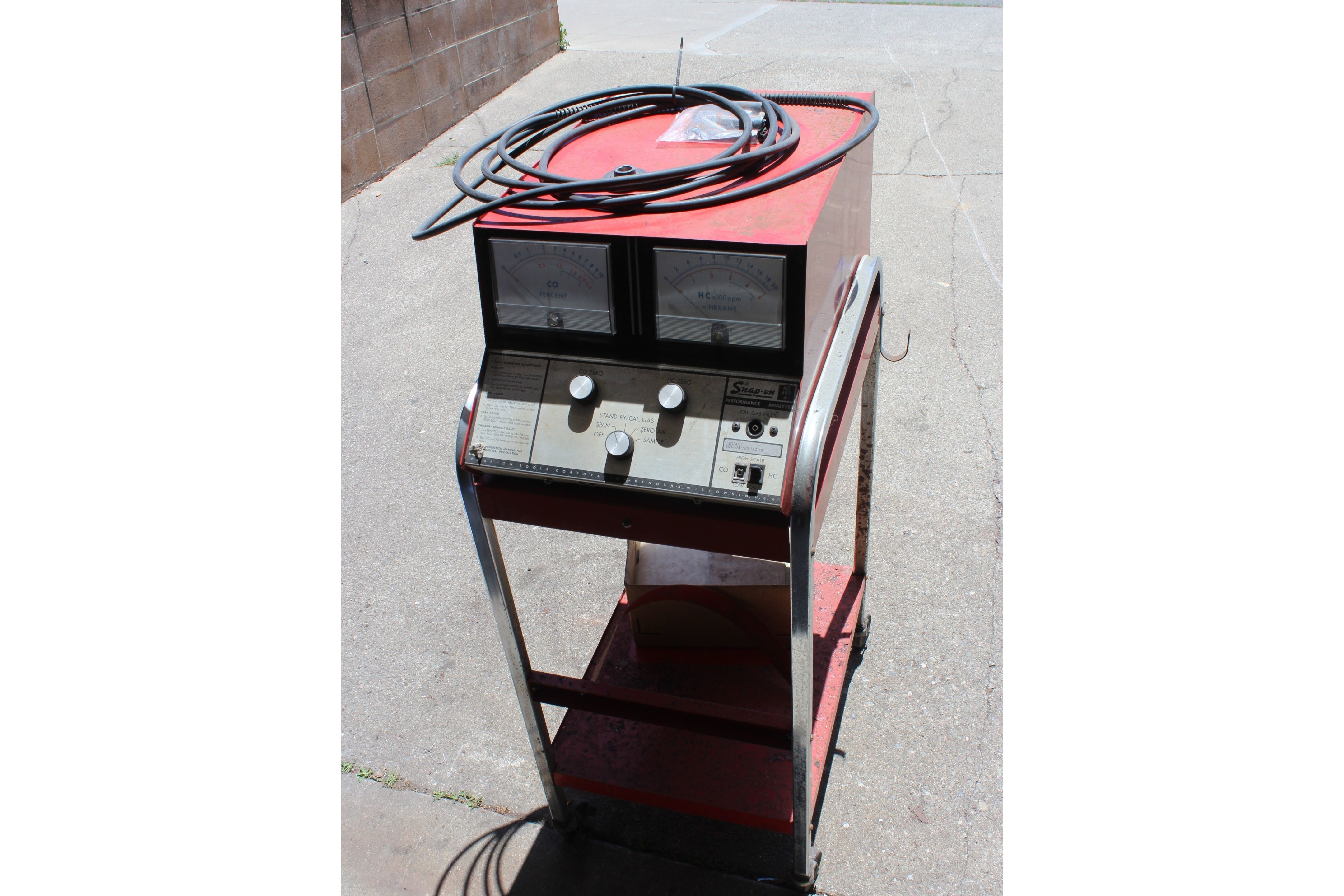 Bonhams Cars : A used Snap-On System Analyzer 48 inches in height, 28 ...