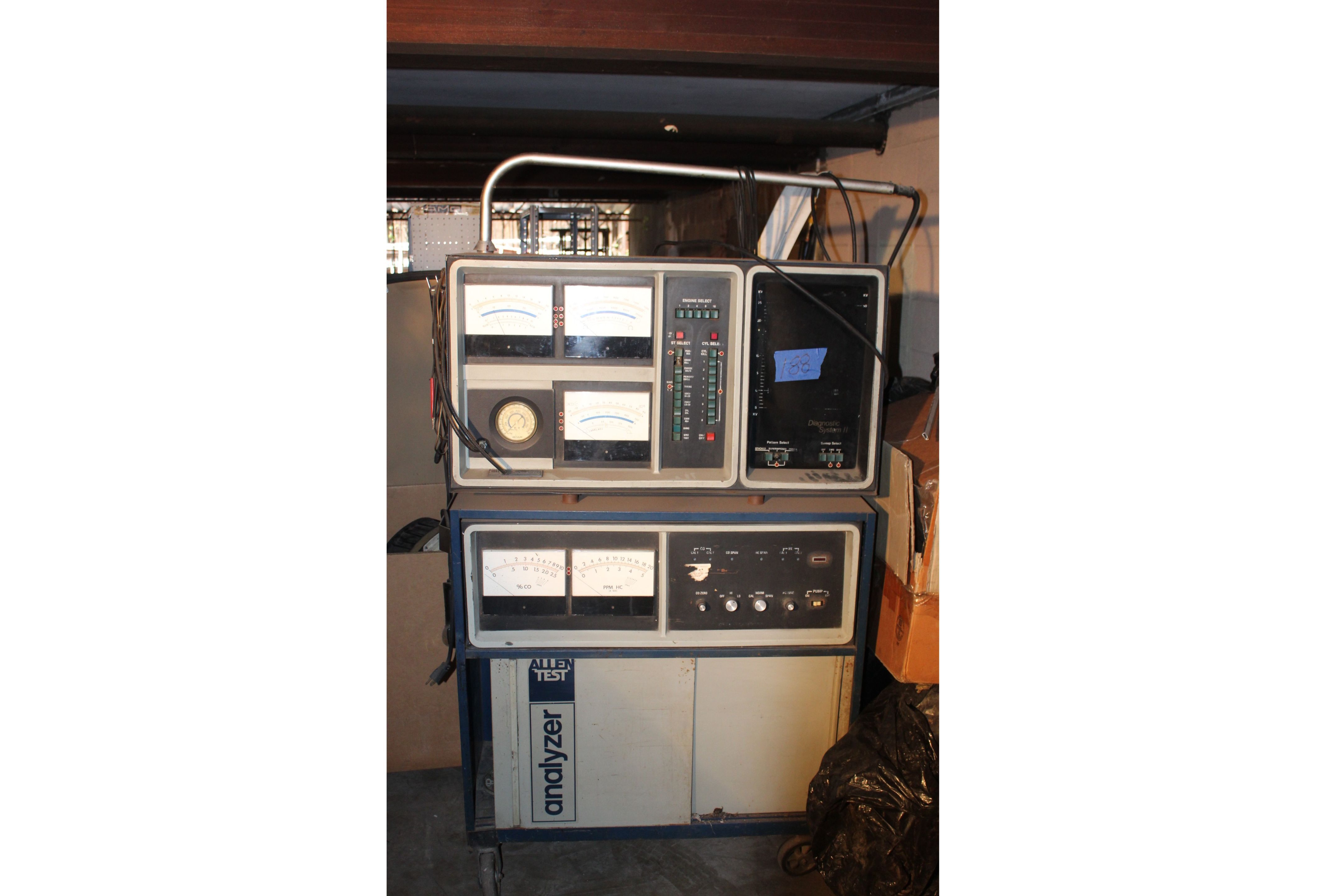 Bonhams Cars : An Allen test analyzer 75 inches in height, 18 inches in ...