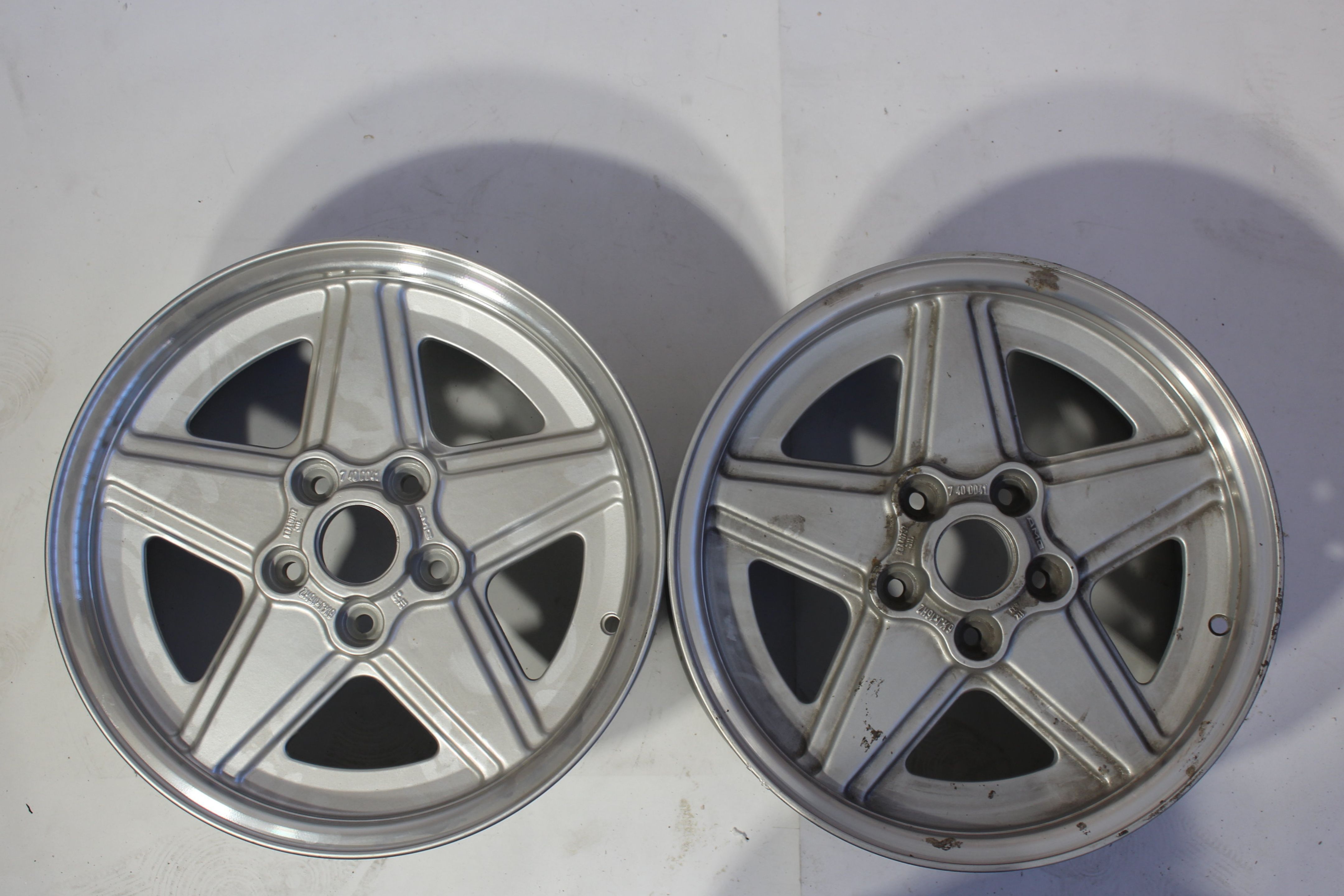 Bonhams Cars : 2 NOS AMG Penta Star V1 wheels for Mercedes-Benz, 6.5J X ...