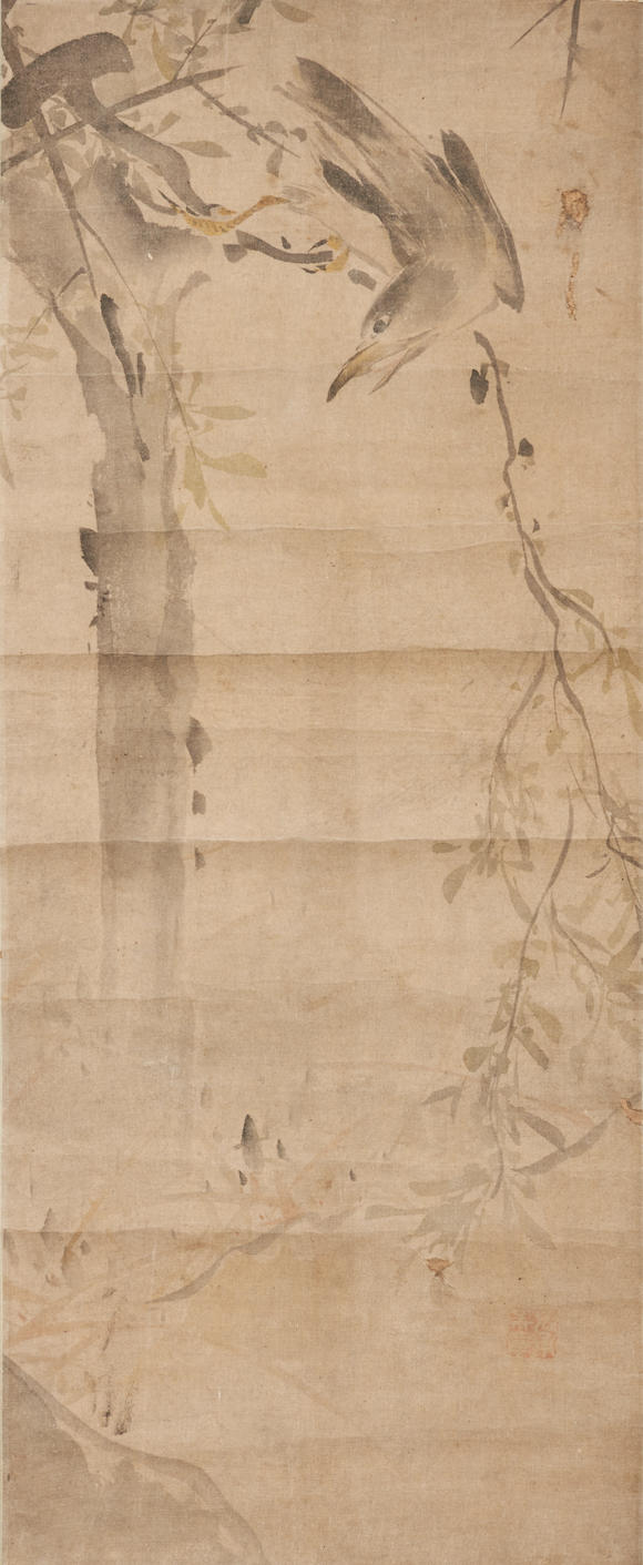 Bonhams Skinner Anonymous Artist Bird And Flower Korea 19th Century