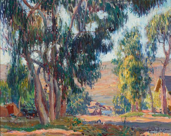 Bonhams : Joseph Kleitsch (1882-1931) First Street (now Glenneyre) at ...