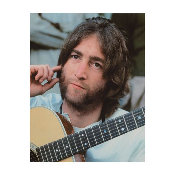 Bonhams : PAUL SALTZMAN (BORN 1943) John (from The Beatles in Rishikesh ...