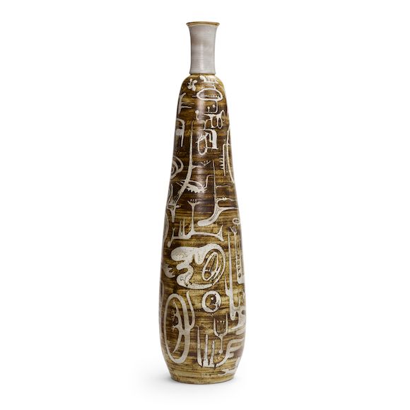 Bonhams : F. CARLTON BALL (1911-1992) Monumental Floor Vasecirca ...