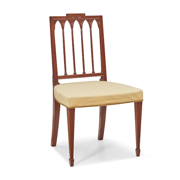 Bonhams Skinner : Federal Mahogany Tablet-back Side Chair attributed to ...