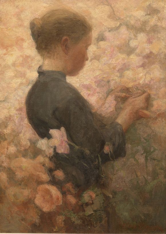 Bonhams : Max Bohm (1868-1923) Maria, The Artist's Daughter 31 1/2 x 22 ...