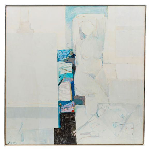 Bonhams : GABRIEL GODARD (1933-2023) Atelier 59 1/16 x 59 in (149.8 x ...