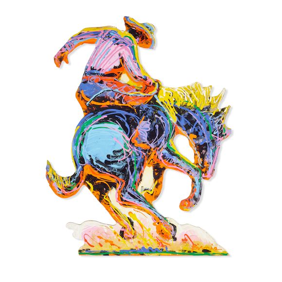 Bonhams : Larry Pirnie (born 1940) Sky Ridin' 43 x 33 in. unframed