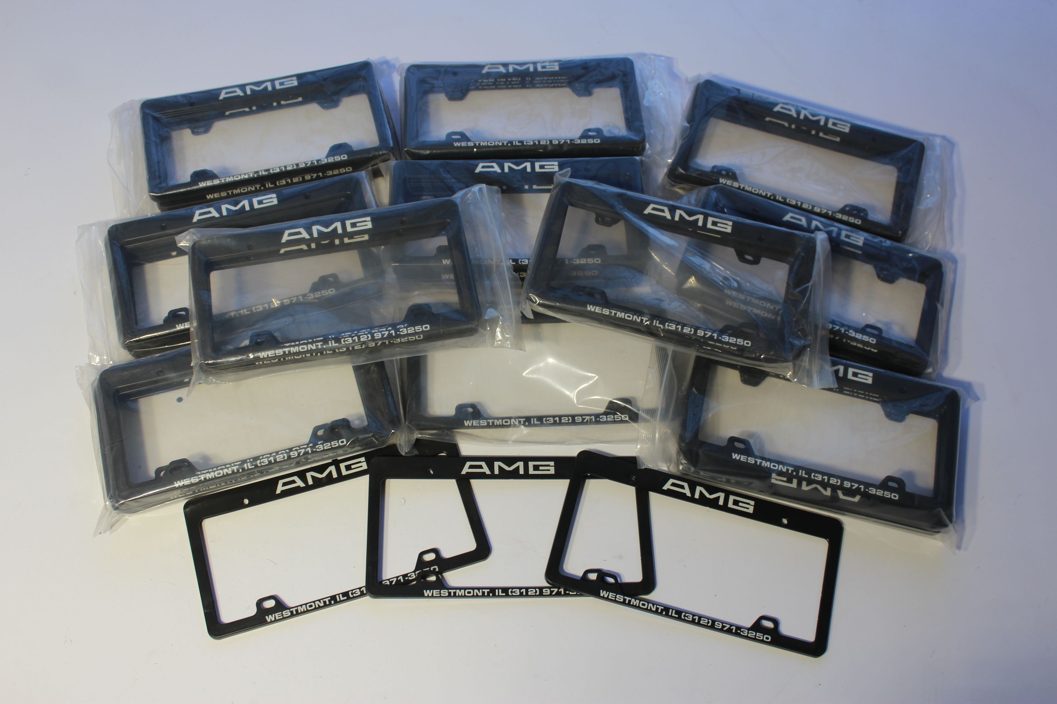 Bonhams Cars : A quantity of plastic AMG "Westmont,IL, " branded ...