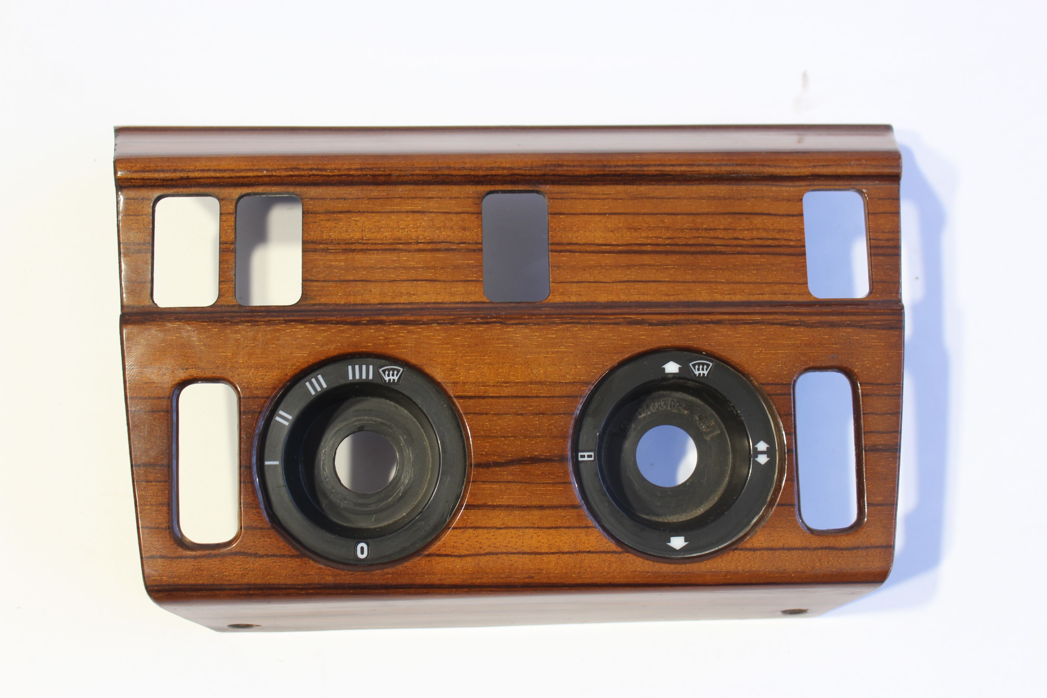 Bonhams Cars : A Zebrano wood heater control panel for a Mercedes-Benz ...