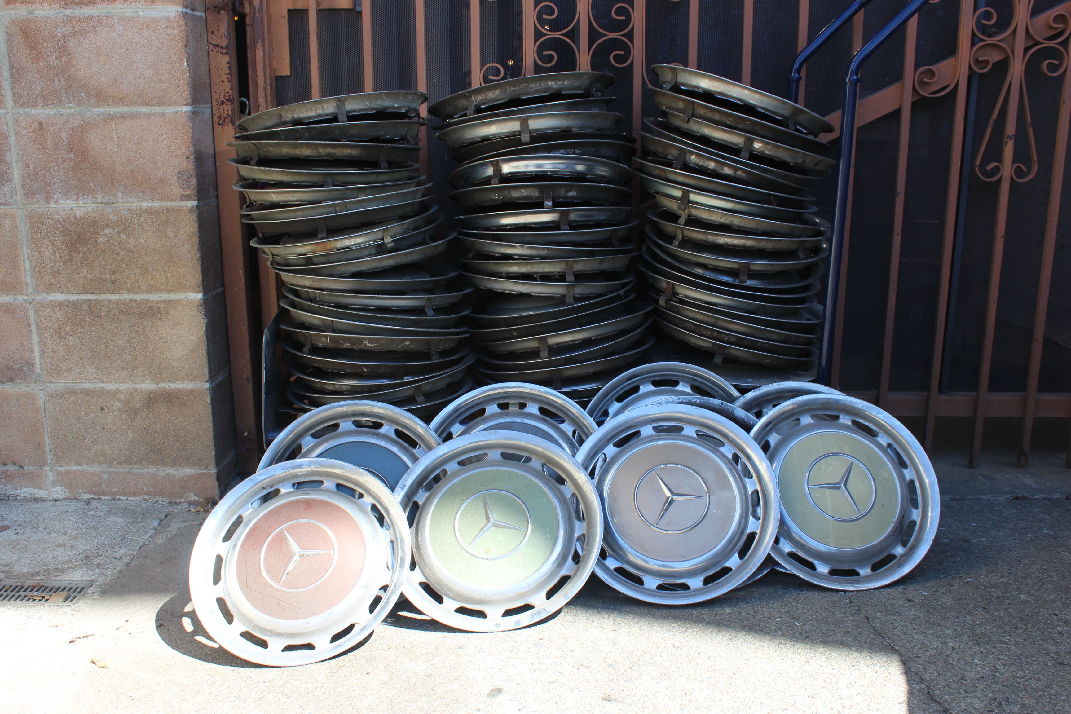 Bonhams Cars : A large grouping of Mercedes-Benz 14" stainless steel ...