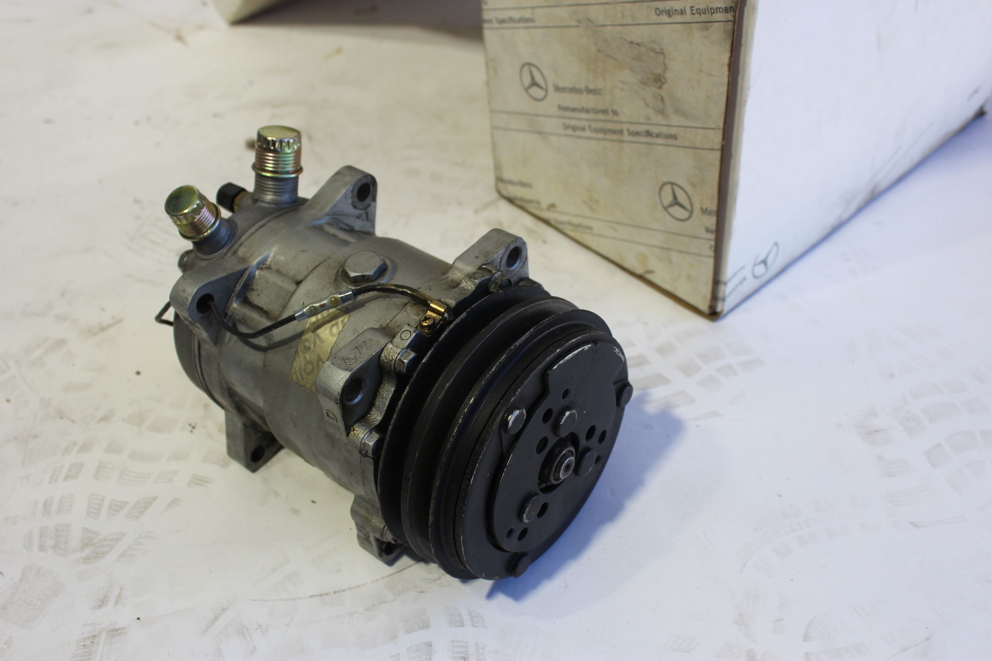 Bonhams Cars : A remanufatcured Mercedes-Benz AC compressor,
