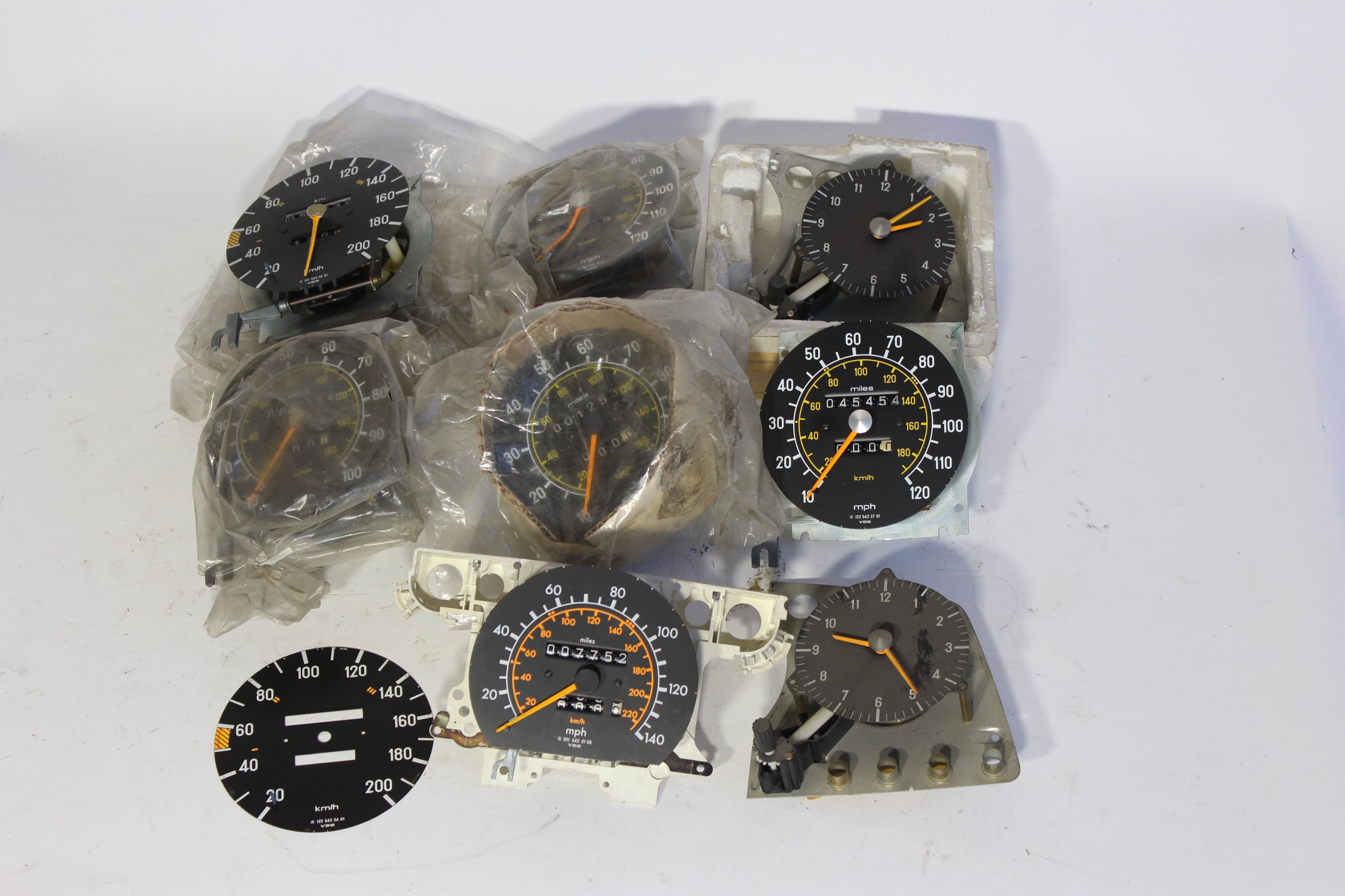 Bonhams Cars : A grouping of Mercedes-Benz W123 Clocks and speedometers ...