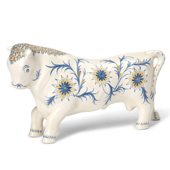 Bonhams Skinner Wedgwood Queens Ware Ferdinand The Bull England C