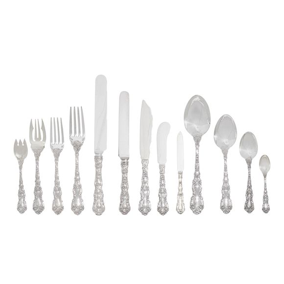 Bonhams : A GORHAM STERLING SILVER FLATWARE SERVICE Providence, Rhode ...