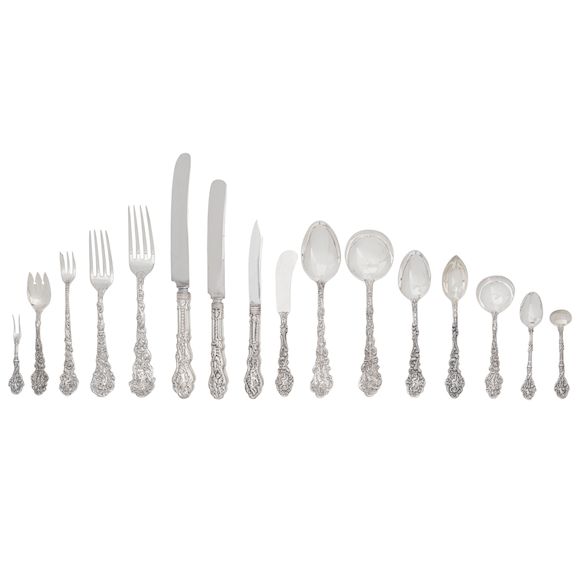 Bonhams : A GORHAM STERLING SILVER FLATWARE SERVICE FOR TWENTY-FOUR ...