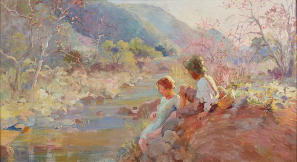 Bonhams Skinner : ADAM EMORY ALBRIGHT (American, 1862-1957) A Moment's ...