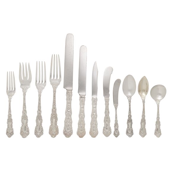 Bonhams : A GORHAM STERLING SILVER PART FLATWARE SERVICE FOR TWELVE ...