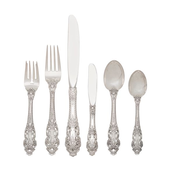 Bonhams : A GORHAM STERLING SILVER PART FLATWARE SERVICE FOR TWELVE ...