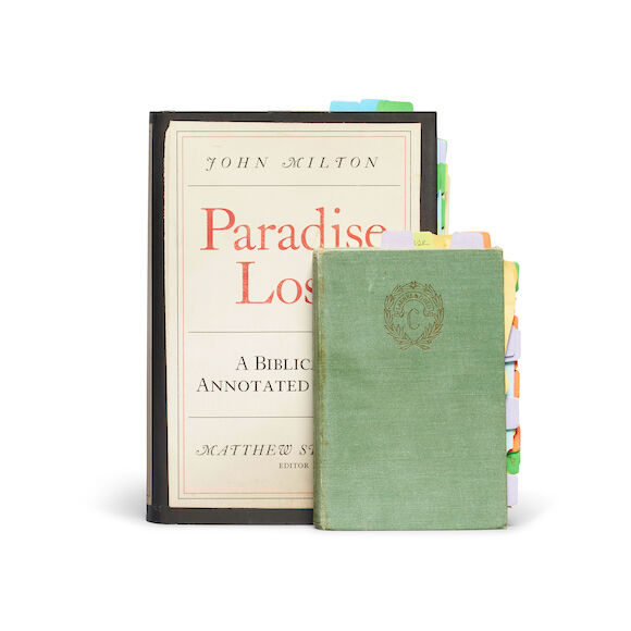 Bonhams : ANNE RICE'S ANNOTATED COPIES OF MILTON'S WORKS. MILTON, JOHN ...