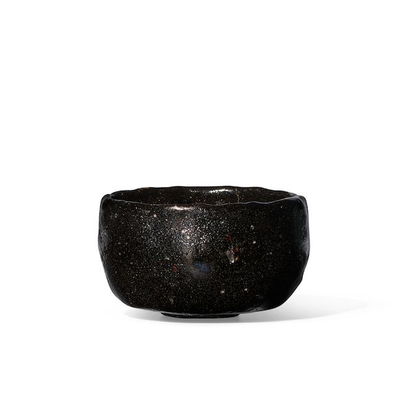 Bonhams : RAKU TOKUNYŪ (KICHIZAEMON VIII, 1745-1774) A Black Raku Ware ...