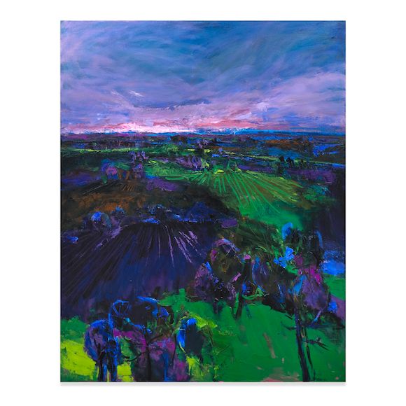 Bonhams : HENRIETTA BERK (1919-1990) Central Valley Storm, circa 1965 ...