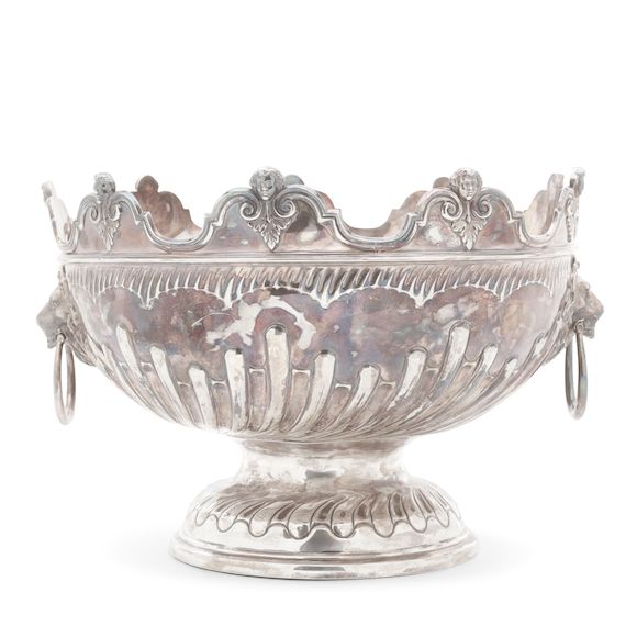 Bonhams : AN ENGLISH SILVER MONTEITH by James Deakin & Sons, Sheffield ...