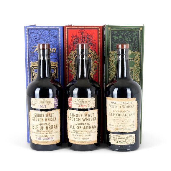Bonhams Skinner : Lochranza Arran Smugglers' Series (3 750ml bottles)