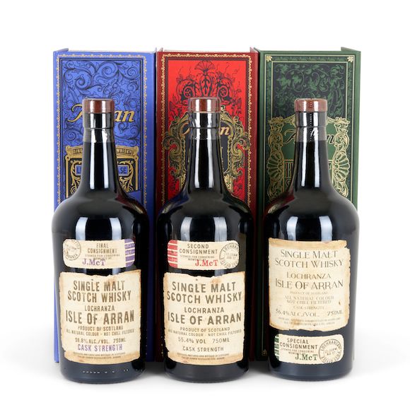 Bonhams Skinner : Lochranza Arran Smugglers' Series (3 750ml bottles)