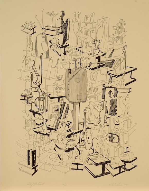 Bonhams Skinner : ALBERT LEON WILSON (1920-1999); Self Portrait;