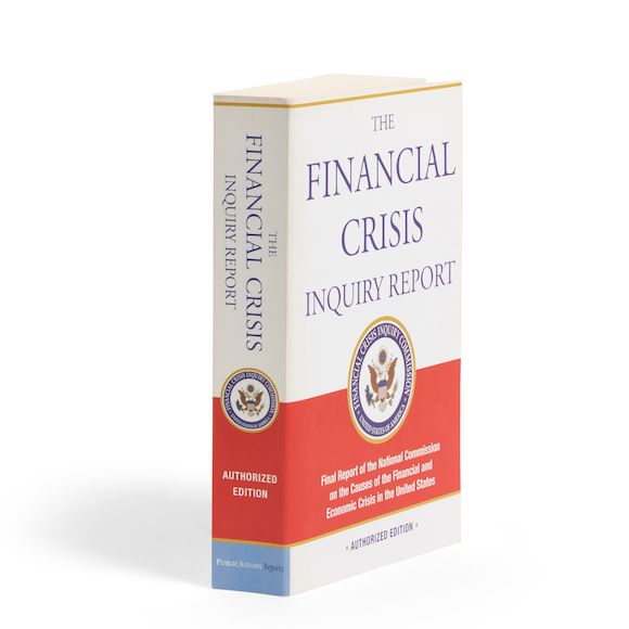 Bonhams : FEINSTEIN'S COPY OF THE FINANCIAL CRISIS INQUIRY REPORT ...