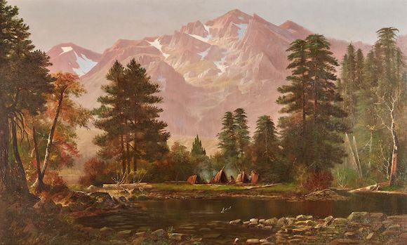 Bonhams : Edwin Deakin (American, 1838-1923) Mount Tallac, South of ...