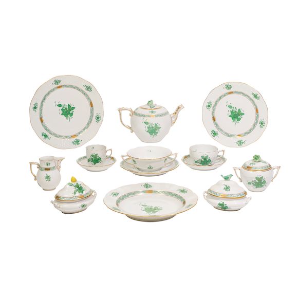 Bonhams : AN EXTENSIVE HEREND PORCELAIN PART DINNER, TEA, AND COFFEE ...