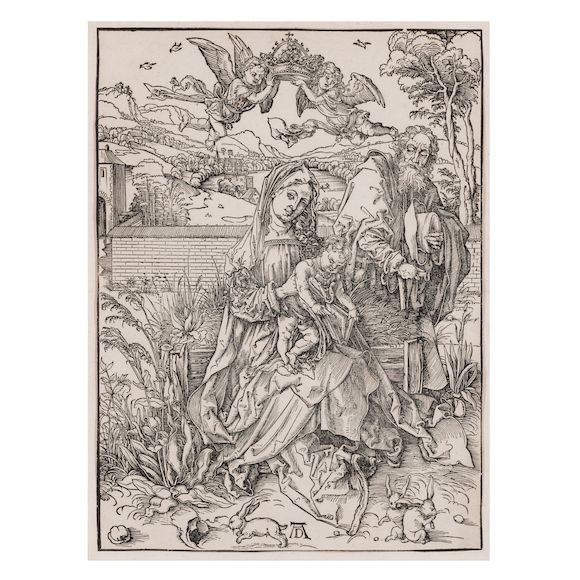 Bonhams : Albrecht Dürer (1471-1528); The Holy Family with Three Hares;