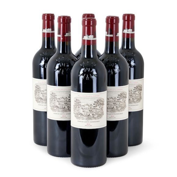 Bonhams Skinner : Chateau Lafite Rothschild 2012 (6 bottles)
